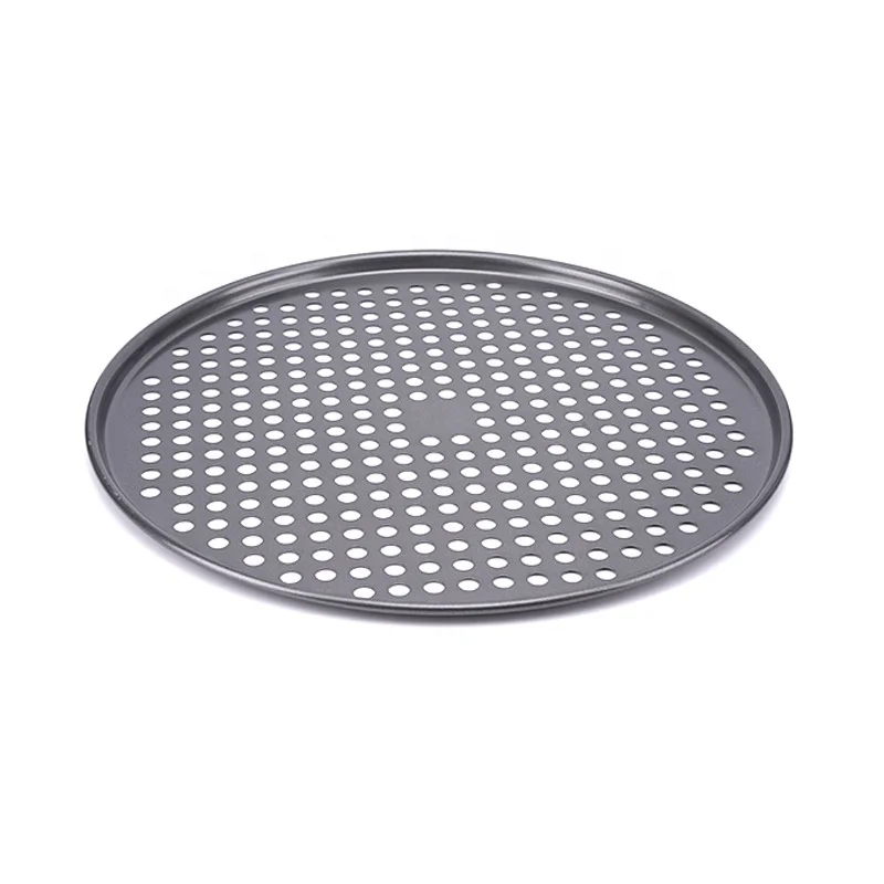 Stackable Commercial Pizza Bakeware Aluminium Metal Punched Perforated ...