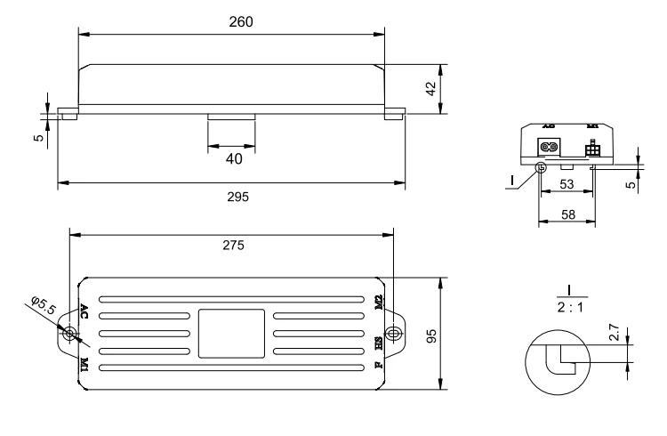JCB35N2-110 Control Box - Modern, Extendable Office Furniture