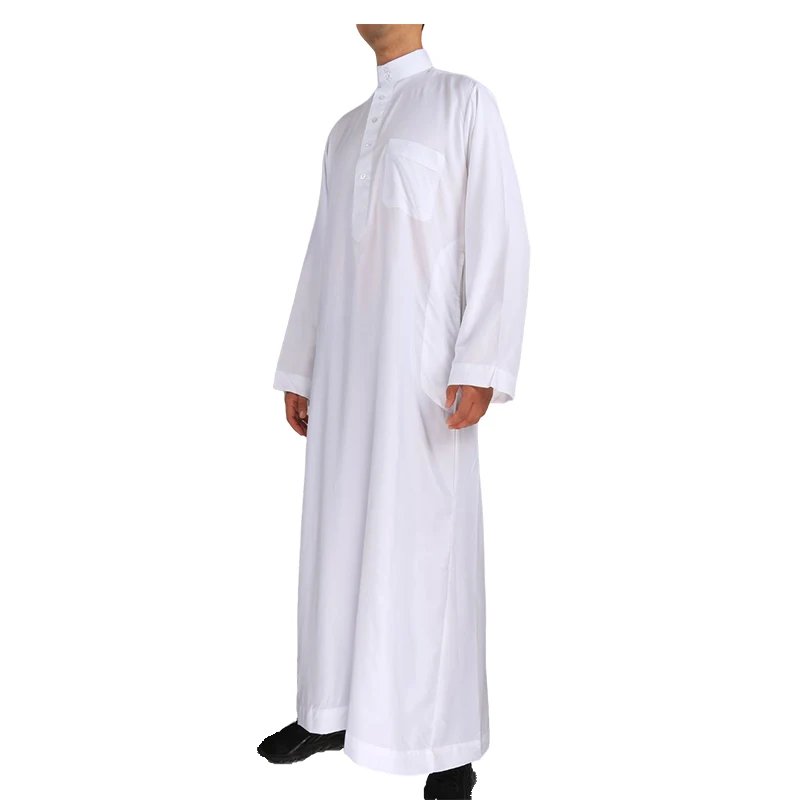 Wholesale Islamic Men's White Clothing - Thobe Arab Design