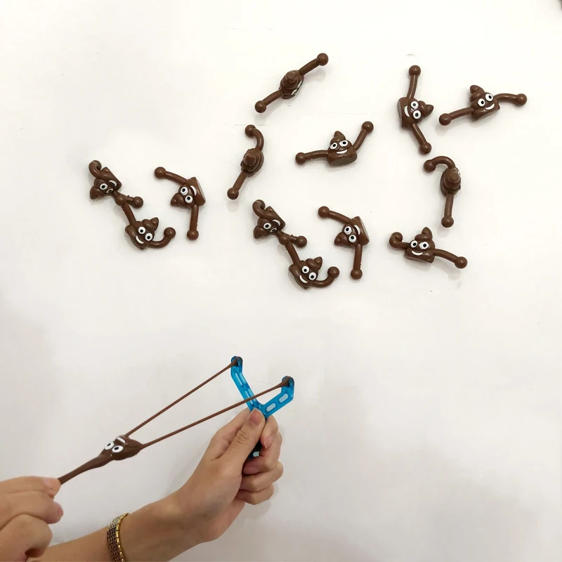 Sticky Flying Poop Ejection Fidget Toy for Kids - Fun & Novelty