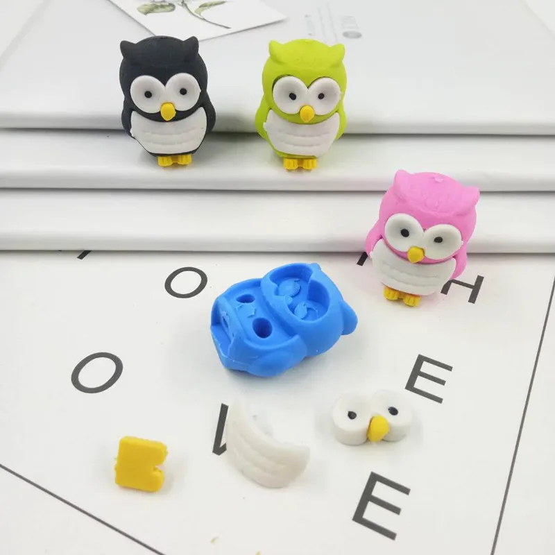 Owl Pencil Erasers