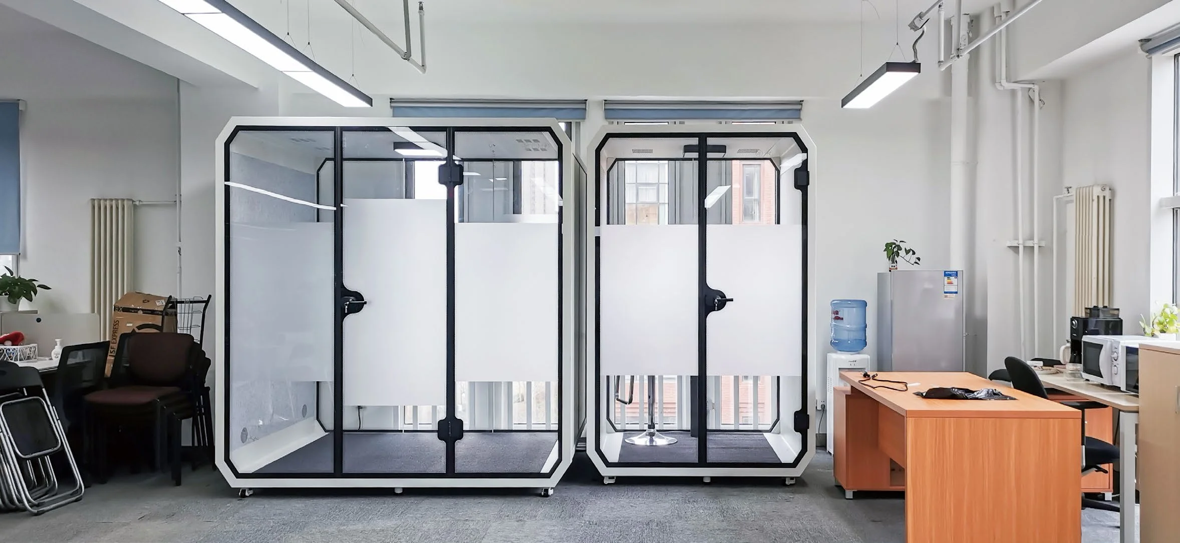 Container Work Pods Mobile Soundproof Boothes Single Person Acoustic ...