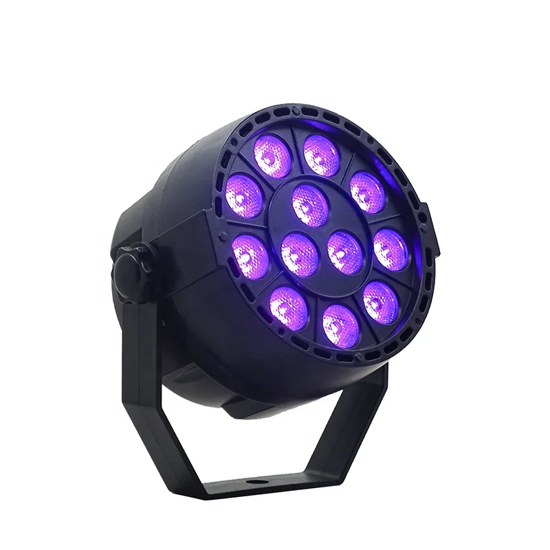 2023 New Led Effect Light 12 Pcs 3w Mini Led Par Led Stage Uv Par Light ...