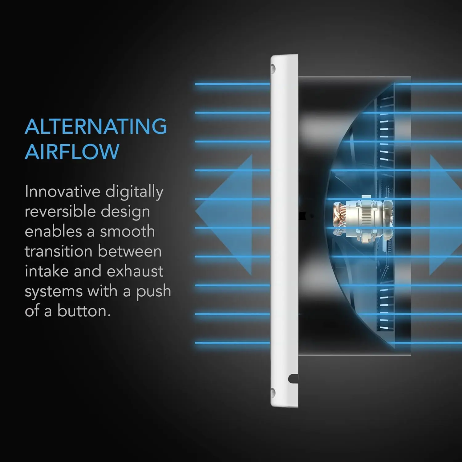 Two-way Airflow Through-the-wall Fan - Buy 10-speed Precise And Silent ...