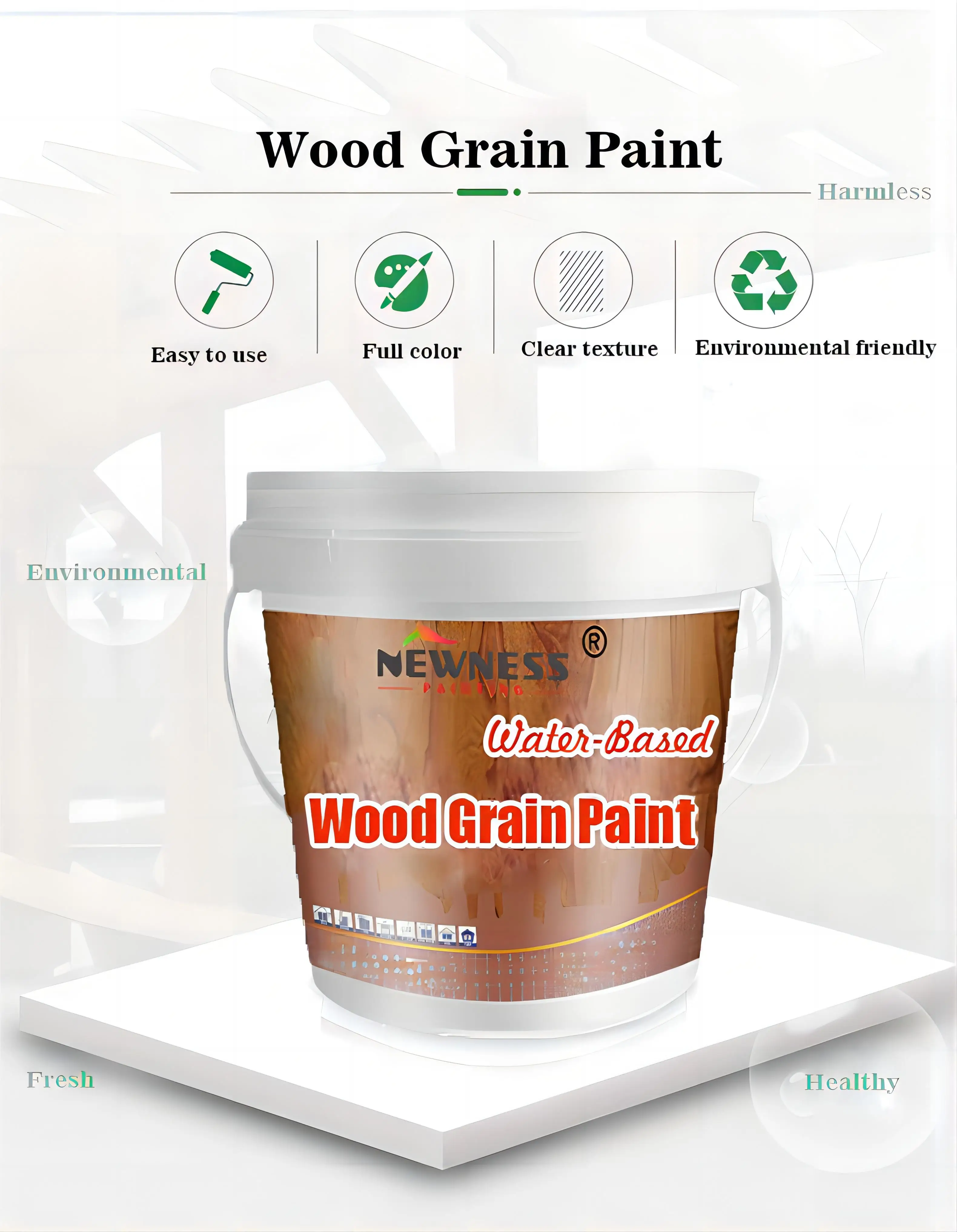 Wood Grain Effect Sublimation Powder Coating For Aluminum Door And ...