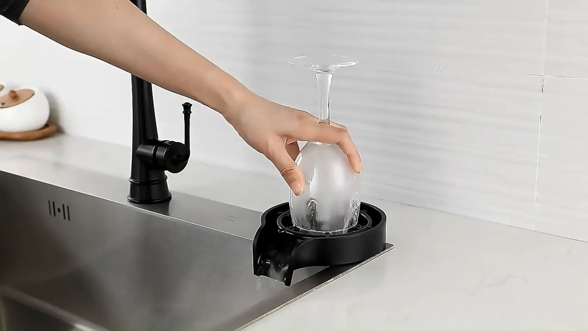High Quality Automatic Glass Cup Washer For Sink 304 Stainless Steel ...
