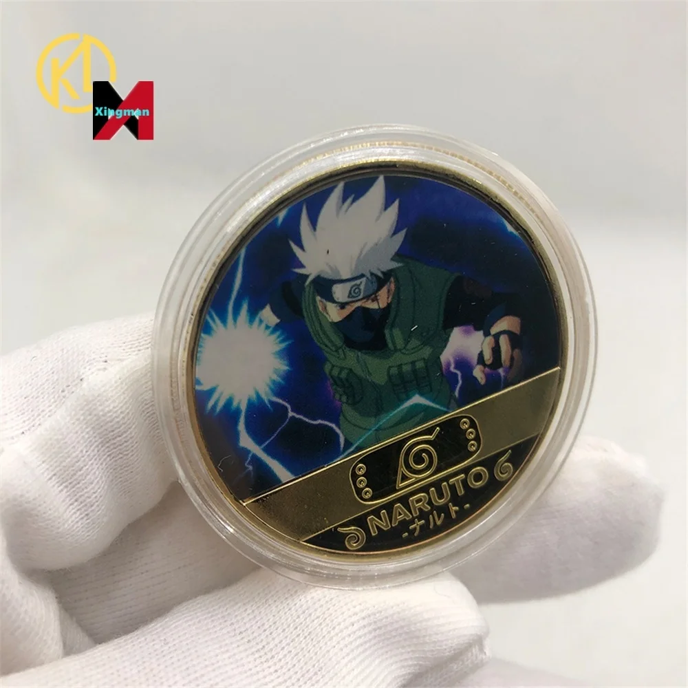 10 Types Anime Demoned Slayer Kimetsu No Yaiba Gold Plated Coin ...