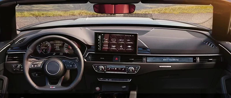 Car Instrument Dashboard Display Copilot Lcd For Audi A4 A4l S4 Rs4 A5 ...