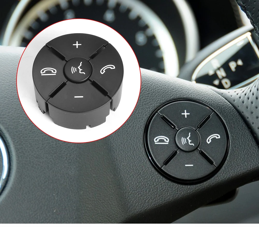 Multi-function Car Steering Wheel Switch Buttons Audio Control Button ...