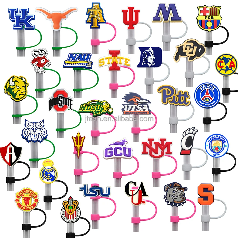 Jt Custom Sports Club Logo Straw Toppers Basketball Dust Toppers Covers ...