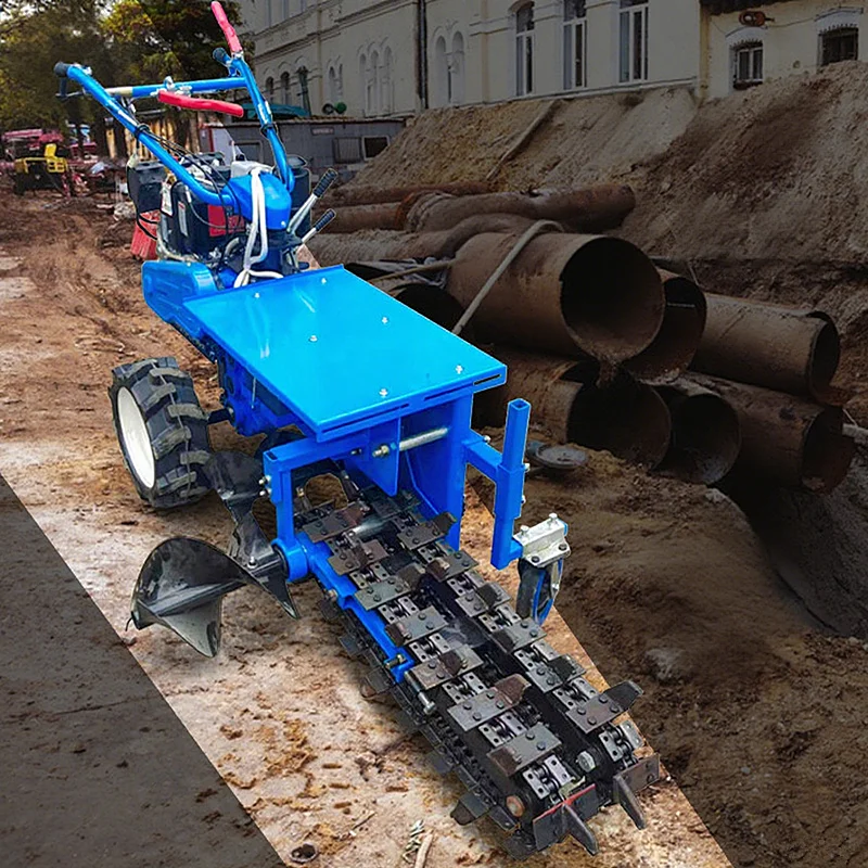Self-Propelled Multi-Functional Orchard Trencher Small Hand-Guided Soil ...