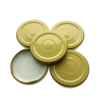 Custom Print Tinplate Metal Cap 38mm 43mm 48mm 53mm 63mm 70mm 82mm ...