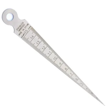Stainless Steel Taper Gage Stainless Steel Welding Taper 1-15mm Scale ...