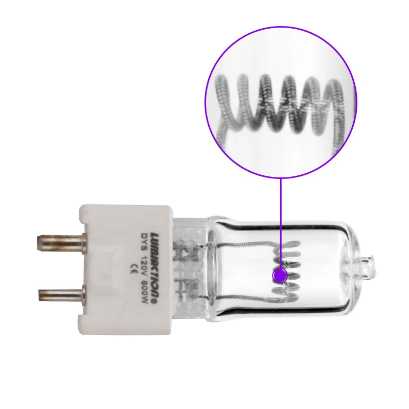 120v 600w Stage Light Slide Projector Halogen Tungsten Bulb Gz9.5 Dys ...