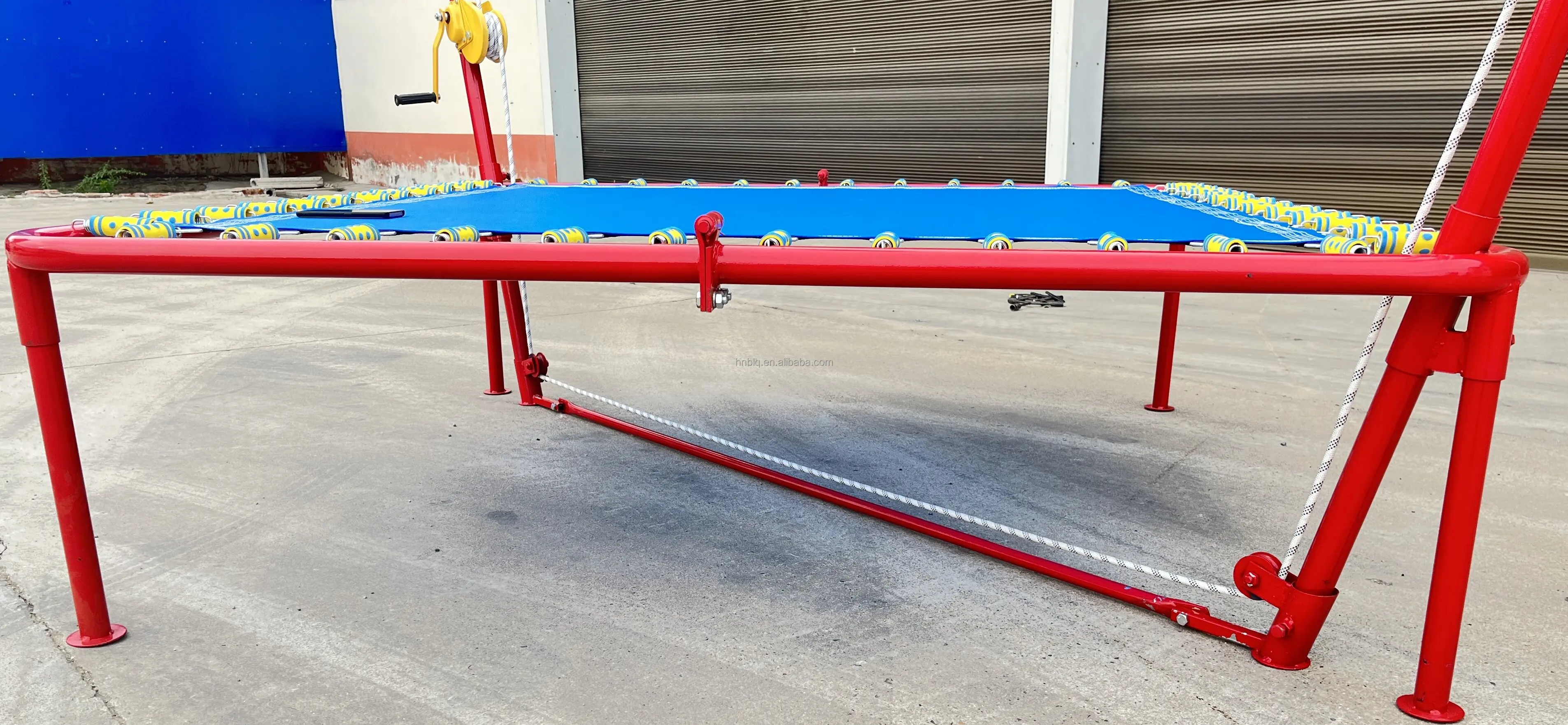 Cheap Carnival Rides Kids Bungee Jumping Bed Portable Trampoline