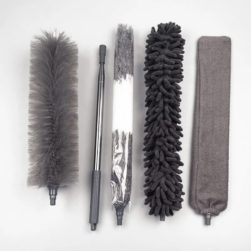 Custom Telescopic Rod Expandable Sufiber-feather Ceiling Rod Fan Dust ...