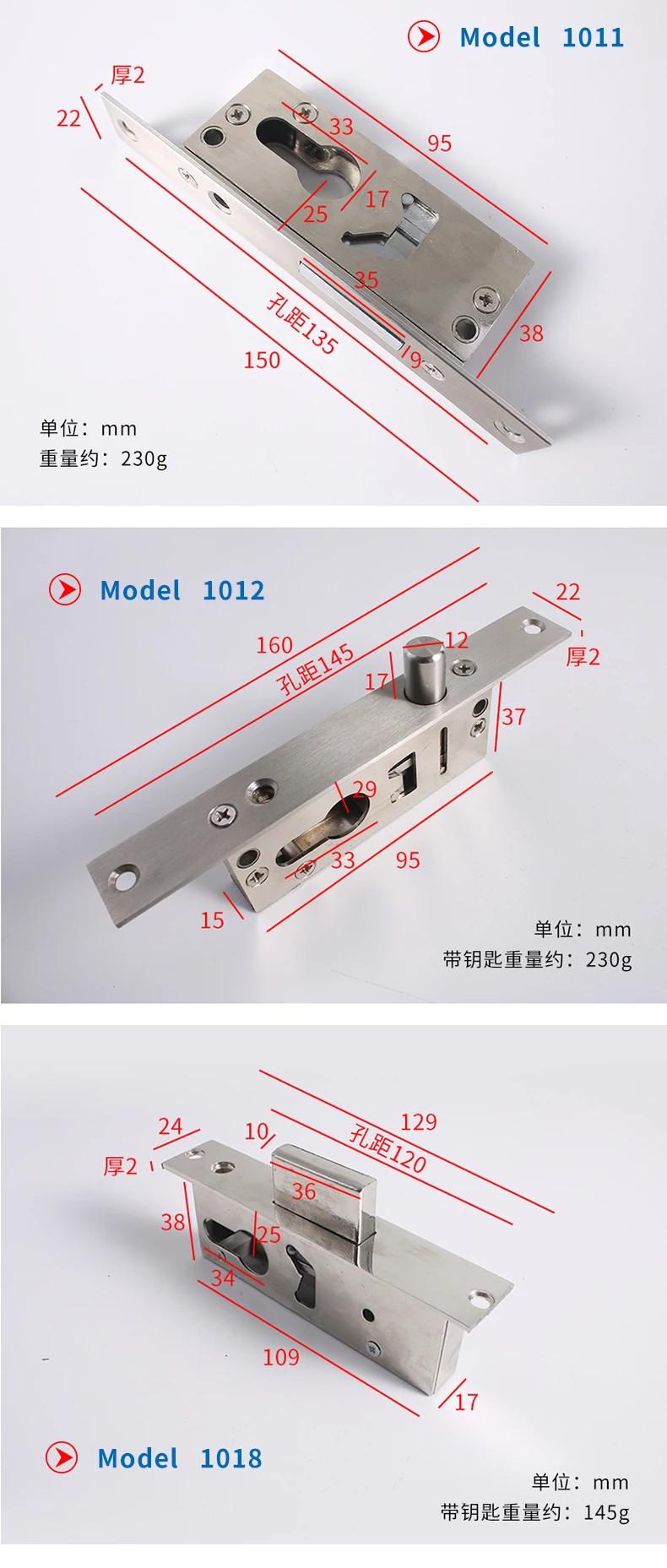 Interior Wooden Door Room Door Lock Body Mechanical Lock Silent Lock ...