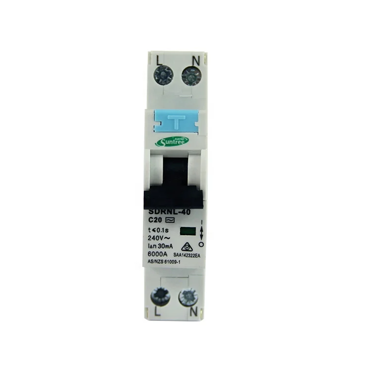 Single Phase 1 Pole Elcb 32a 30ma Rccb Rcd Elcb Rcbo - Buy 1 Pole Elcb ...