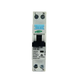 Single Phase 1 Pole Elcb 32a 30ma Rccb Rcd Elcb Rcbo - Buy 1 Pole Elcb ...