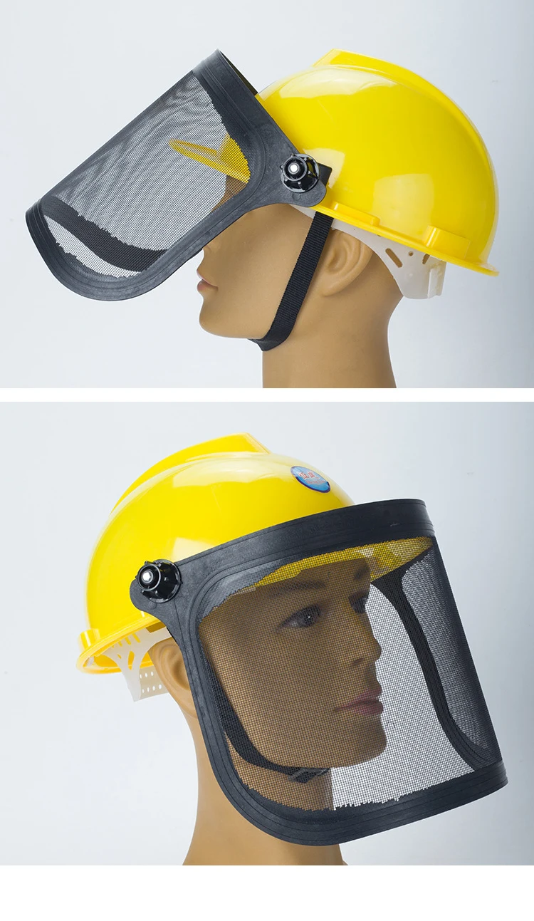Head-mounted Forestry Helmet with Welding Shield for Safety