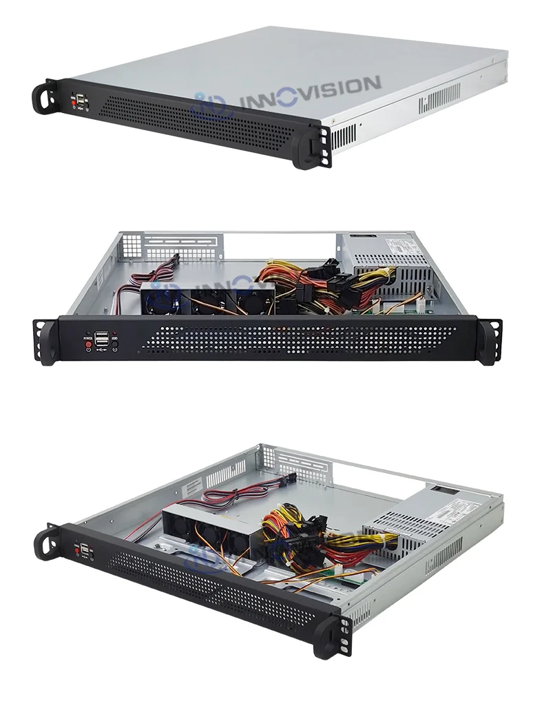 1U Rack Mount ATX Server Case - Flexible & Durable Design