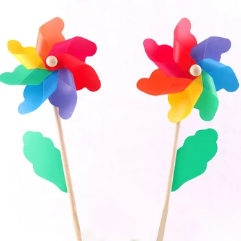 Mb1 Hot Selling Colorful Plastic Windmill Garden Party Wedding ...
