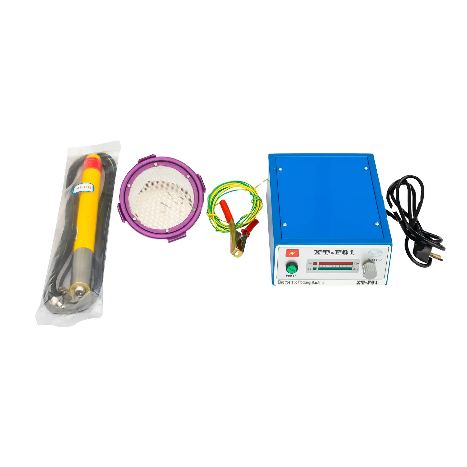 WX-F01 80KV Handheld Electrostatic Flocking Machine - Efficient Flock ...