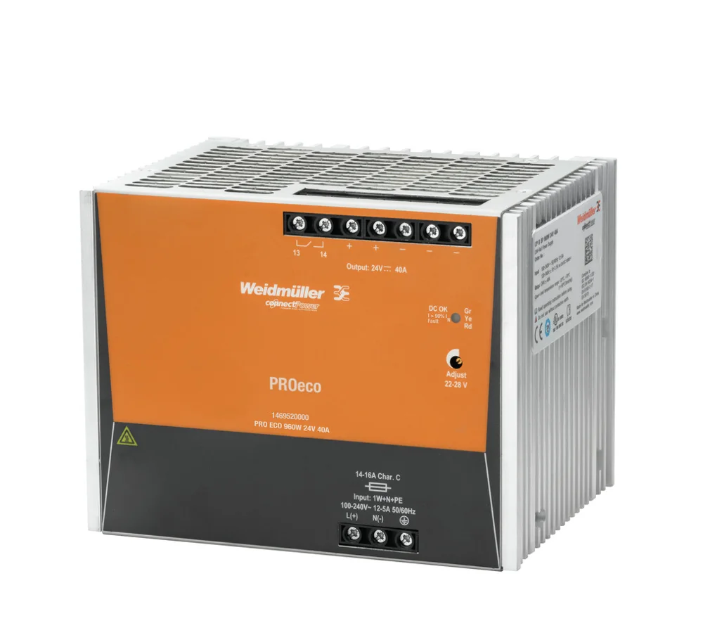 Weidmuller 24v Pro Eco 120w 24v 5a 1469480000 Weidmueller Switch-mode ...