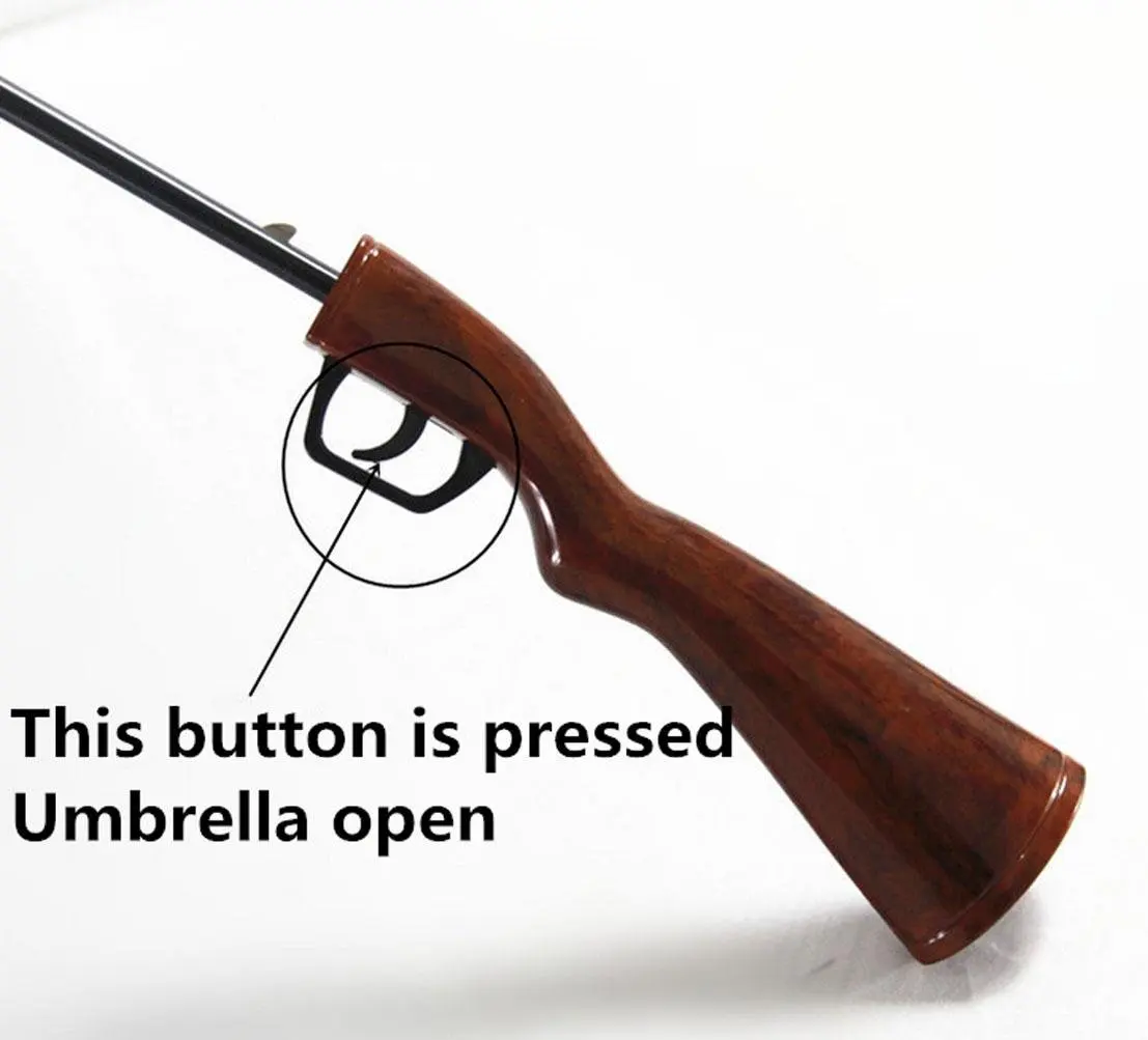 Sniper Rifle Umbrella Long Handle for Rain and Sun Protection – Ideal ...