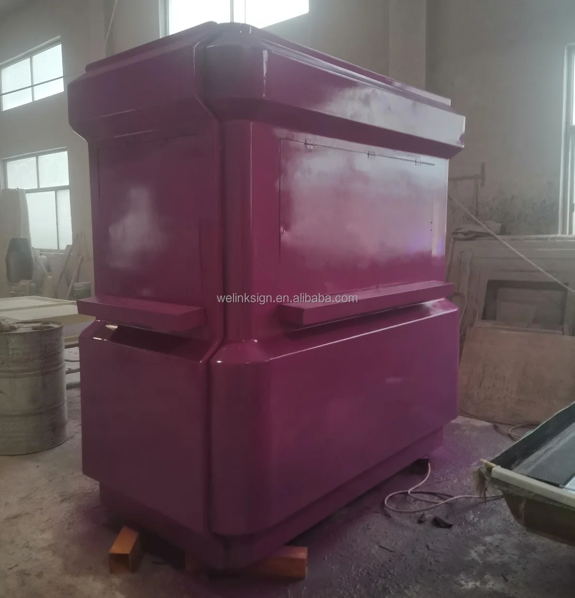 Outdoor Demountable Fiberglass Street Shop Kiosk - Modern Retail ...