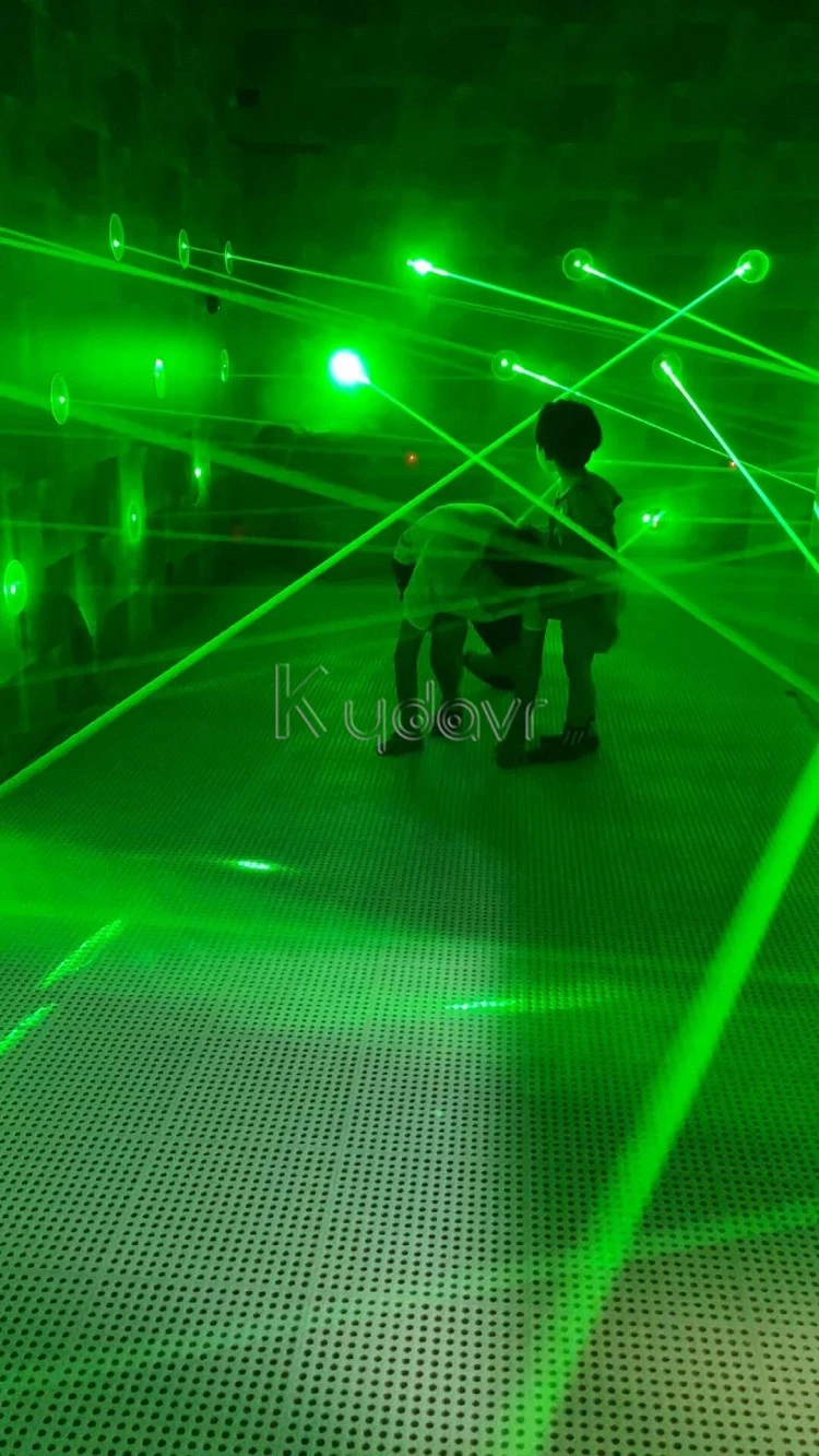 Indoor Escape Activate Push Infrared Ray Game Pipes Arena Interactive ...