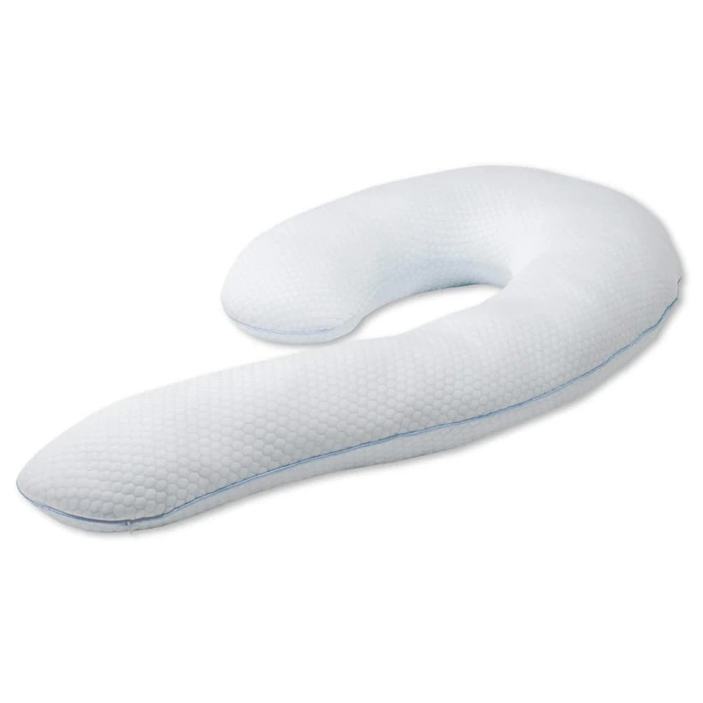 Contour Swan Body Pillow - Cooling & Customizable Comfort