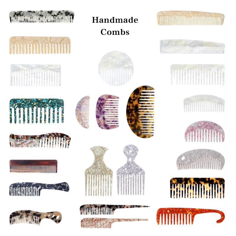 Source Factory Custom Acetate Combs with Logo & Color Customization ...