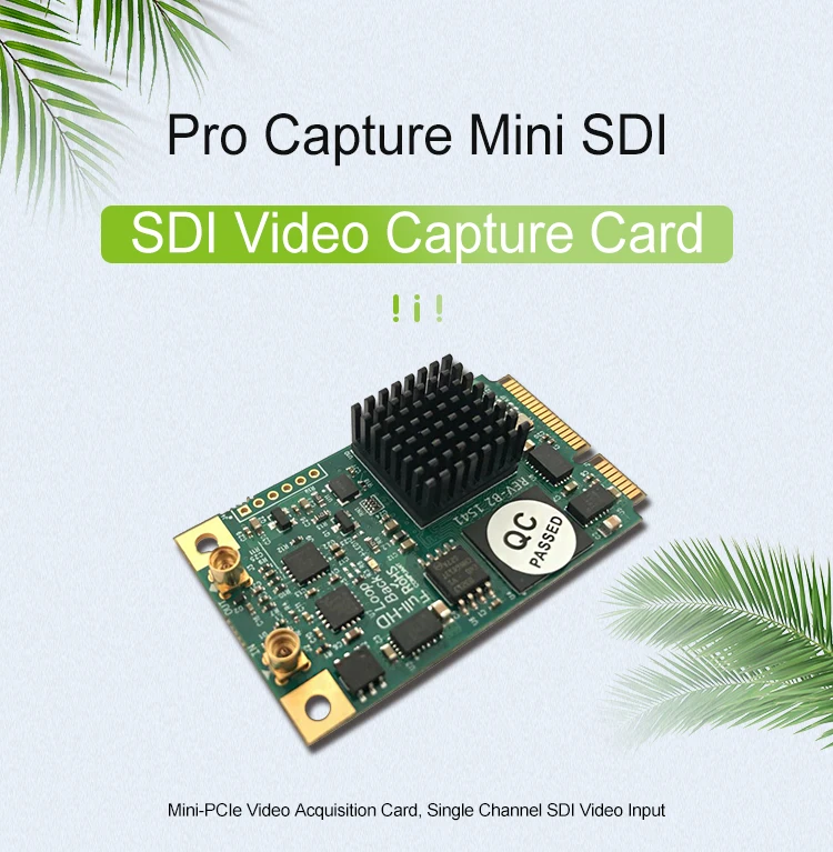 Sdi Video Frame Grabber On Minipci-express Video Capture Board Pro ...