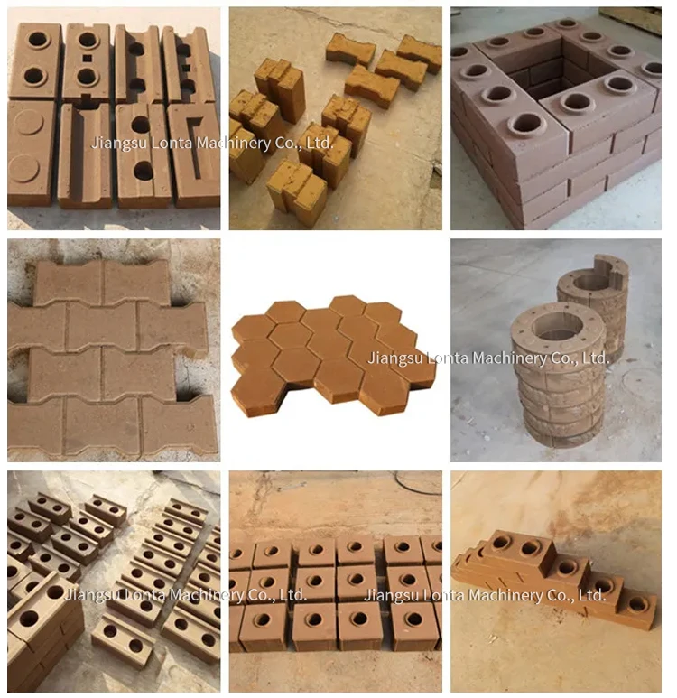 LONTA LT7-10 Full Automatic Production Line Interlock Hollow Road Paver ...