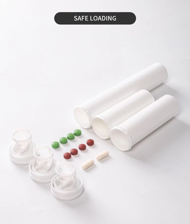 Plastic Straight Effervescent Tablet Bottle Effervescent Tablet Vitamin ...