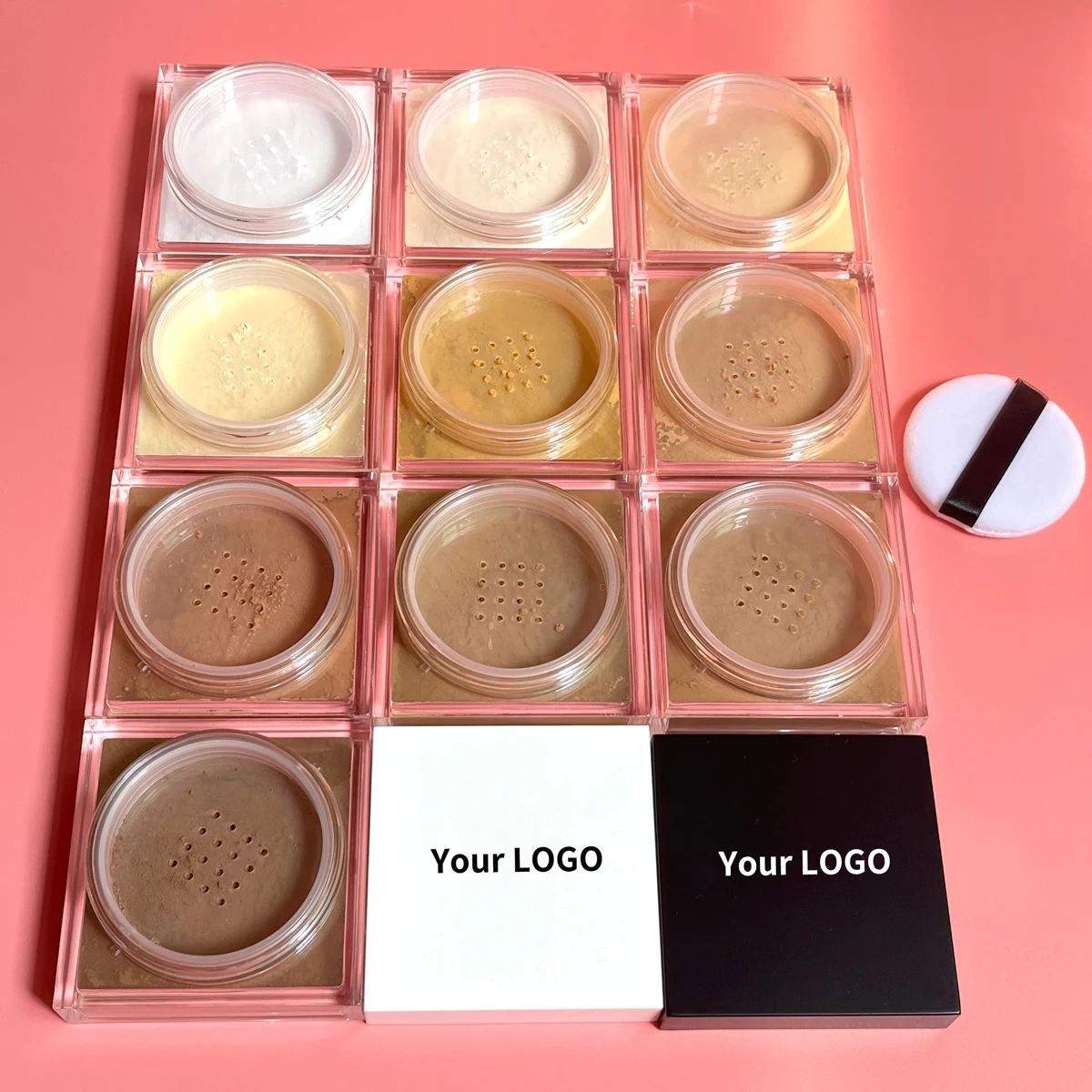 Custom Your Logo Loose Powder Bulk Oil Control Vegan Face Loose Powder ...