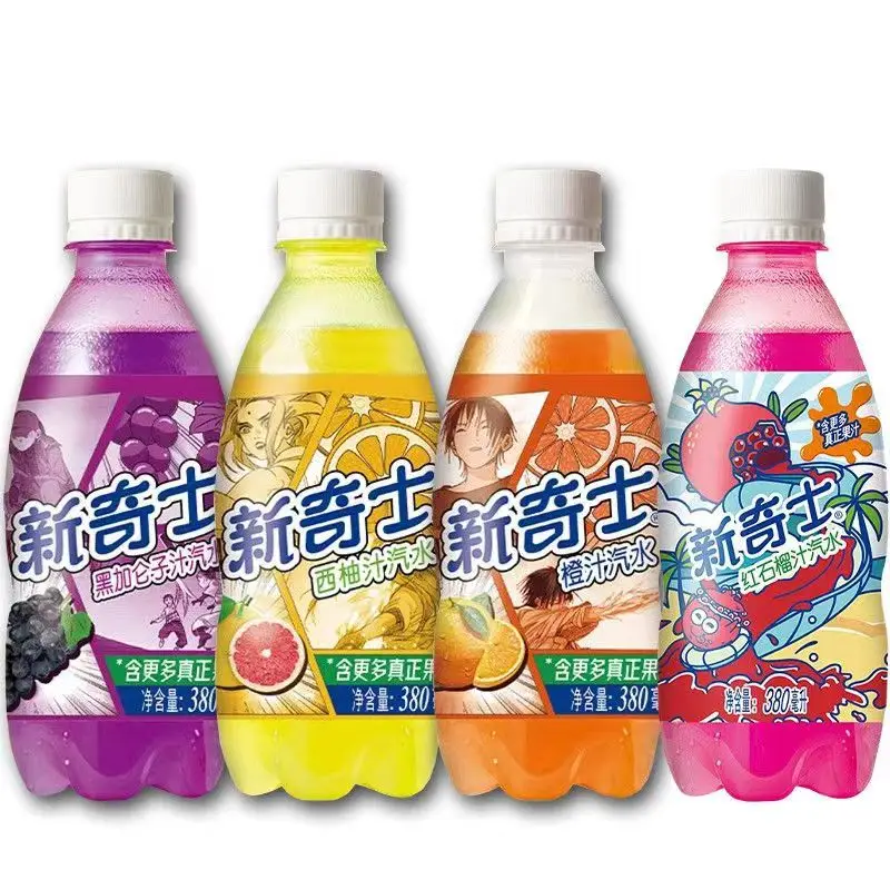 Chinese Food Beverage Sunkist Bottle Water 380ml Beverages Carbonate ...
