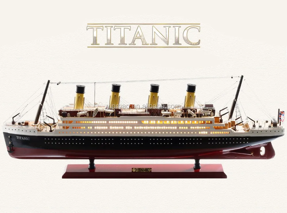 Rms Titanic Ship Model With Led Light,Size 80x10x29cm Titanic Ship ...