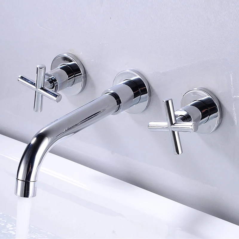 JVK Bathroom Wash Hand Basin Tap - Conceal Basin Wall Mounted