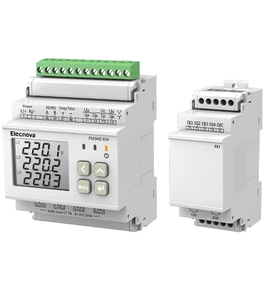Din Rail Multi Channel Energy Meter RJ45 for Power Monitoring, TCP/IP ...