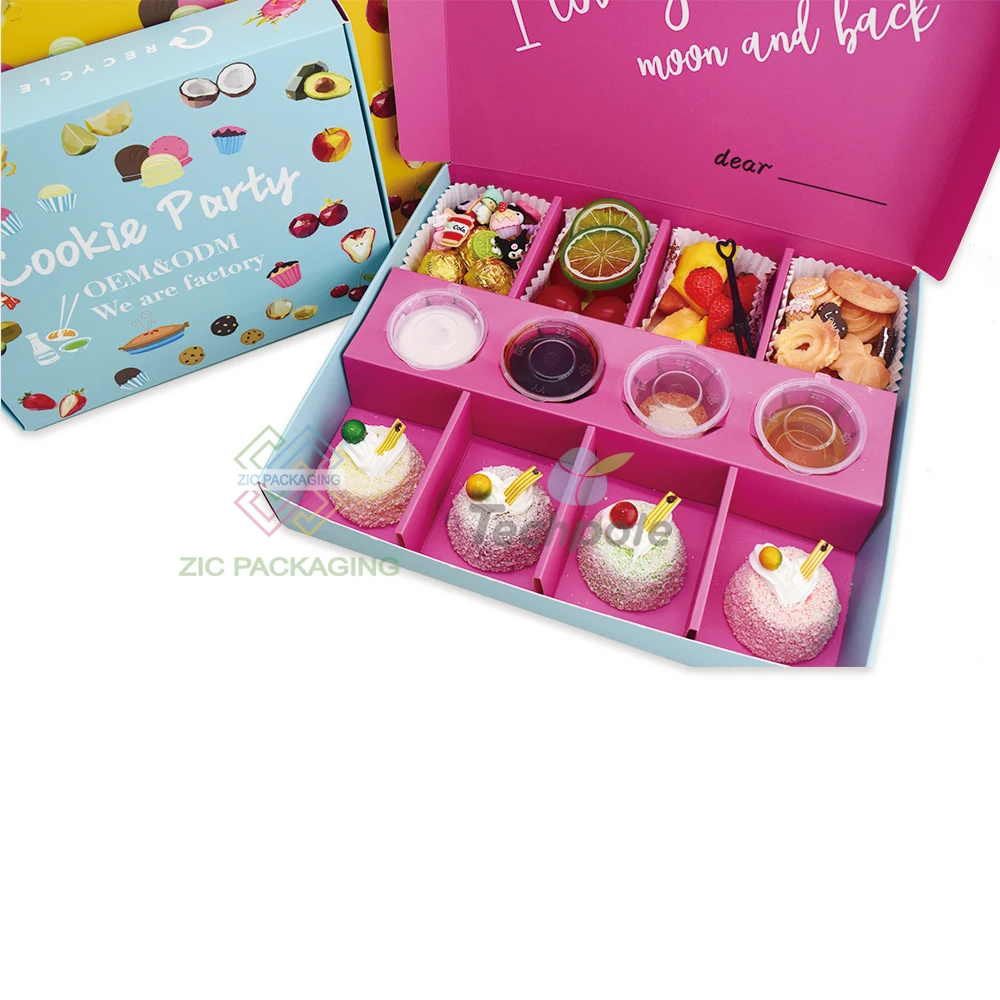 Cake Cooki Wave Dessert - Customizable Paper Box Solutions