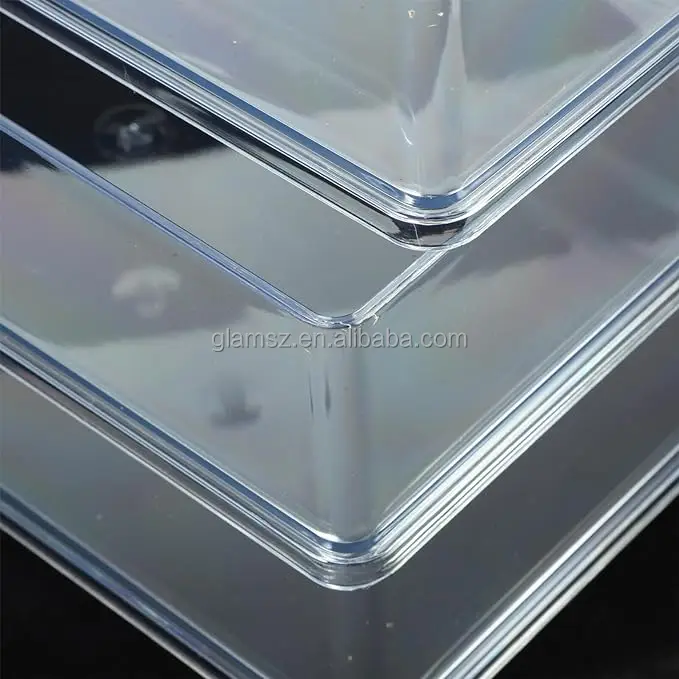 Transparent Clear Large 3 Tiers Acrylic Stackable Paper Tray Luxury ...