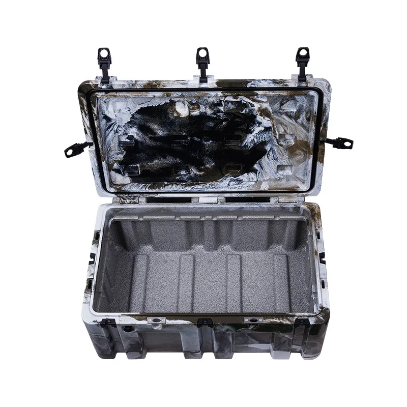 GiNT Heavy Duty 175Liter Rotomolded Plastic Storage Case Tool Box With ...