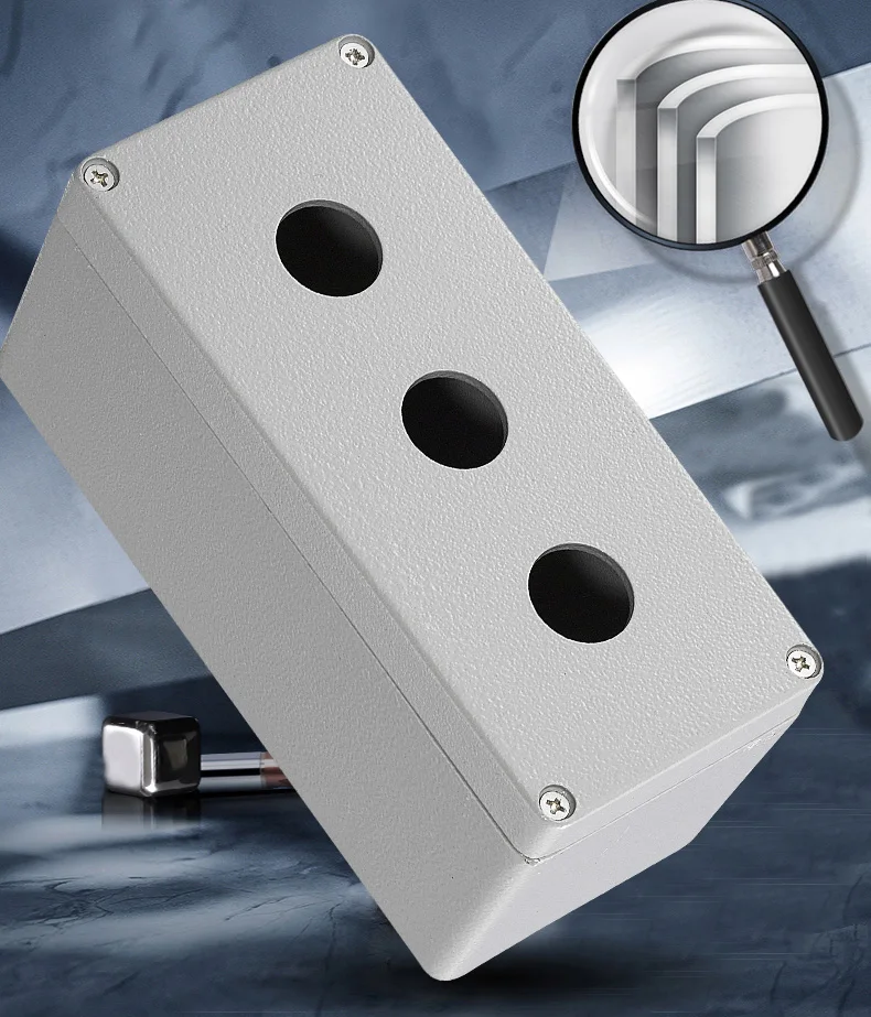 Metal Push Button Box - Cast Aluminium Waterproof Control