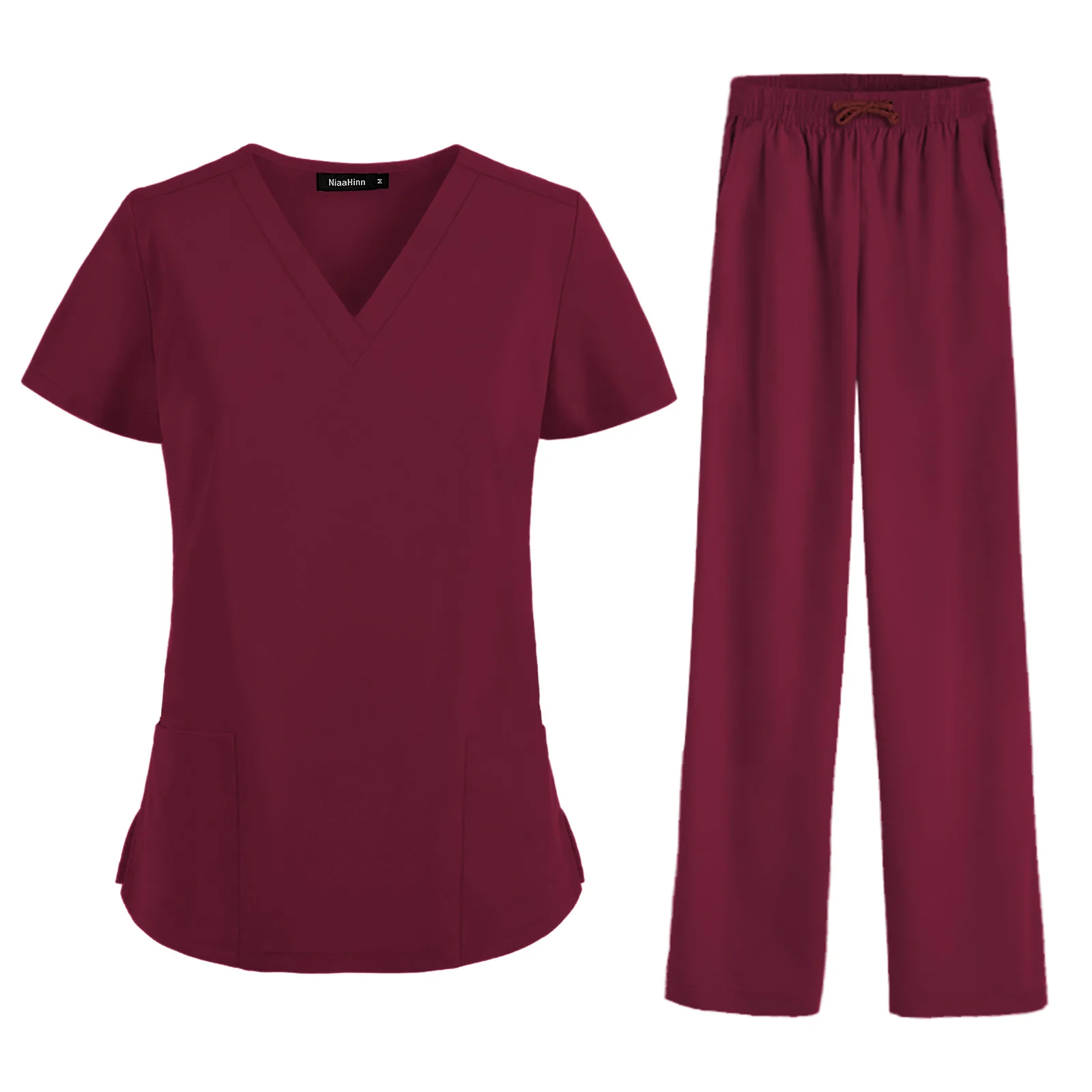 Hospital Nurse Doctor Uniforms logo Custom Scrubs Uniform Set Hospital ...