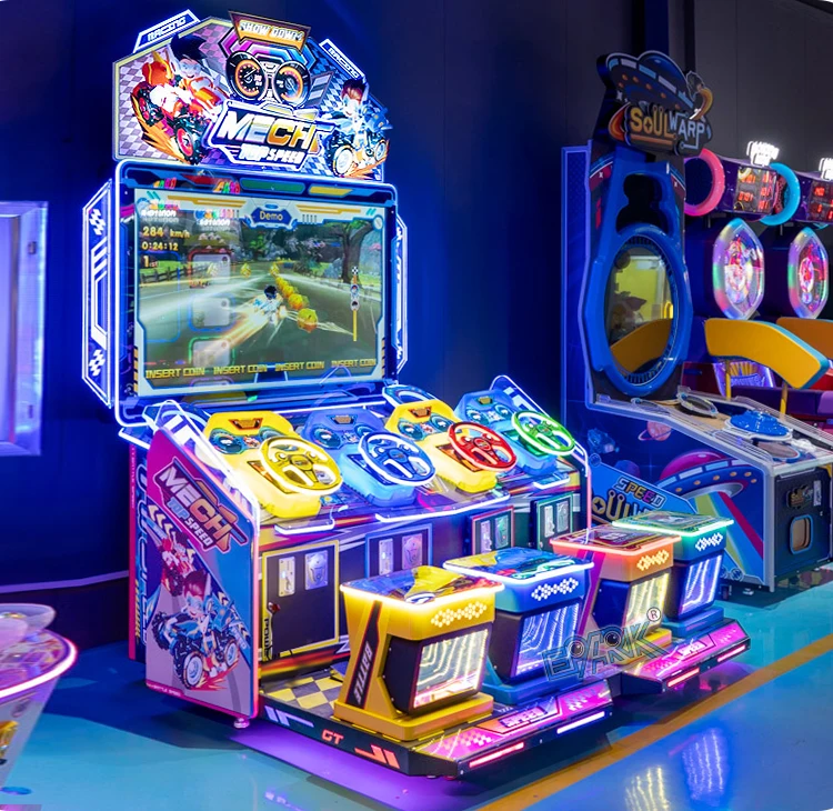 Simulator Arcade Car Racing Game Machine Speed Drift 4 Players