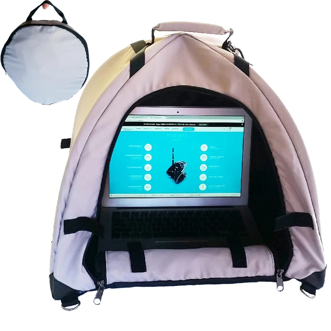 OEM Laptop Privacy Screen Hood Cover Portable Laptop Sun Shade Tent for ...