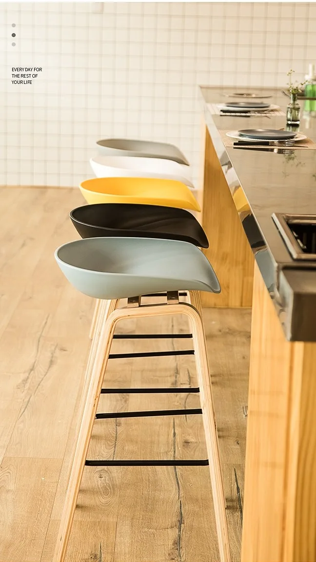 2023 New Design Commerical Furniture Colorful Bar Chair Cheap Plastic ...