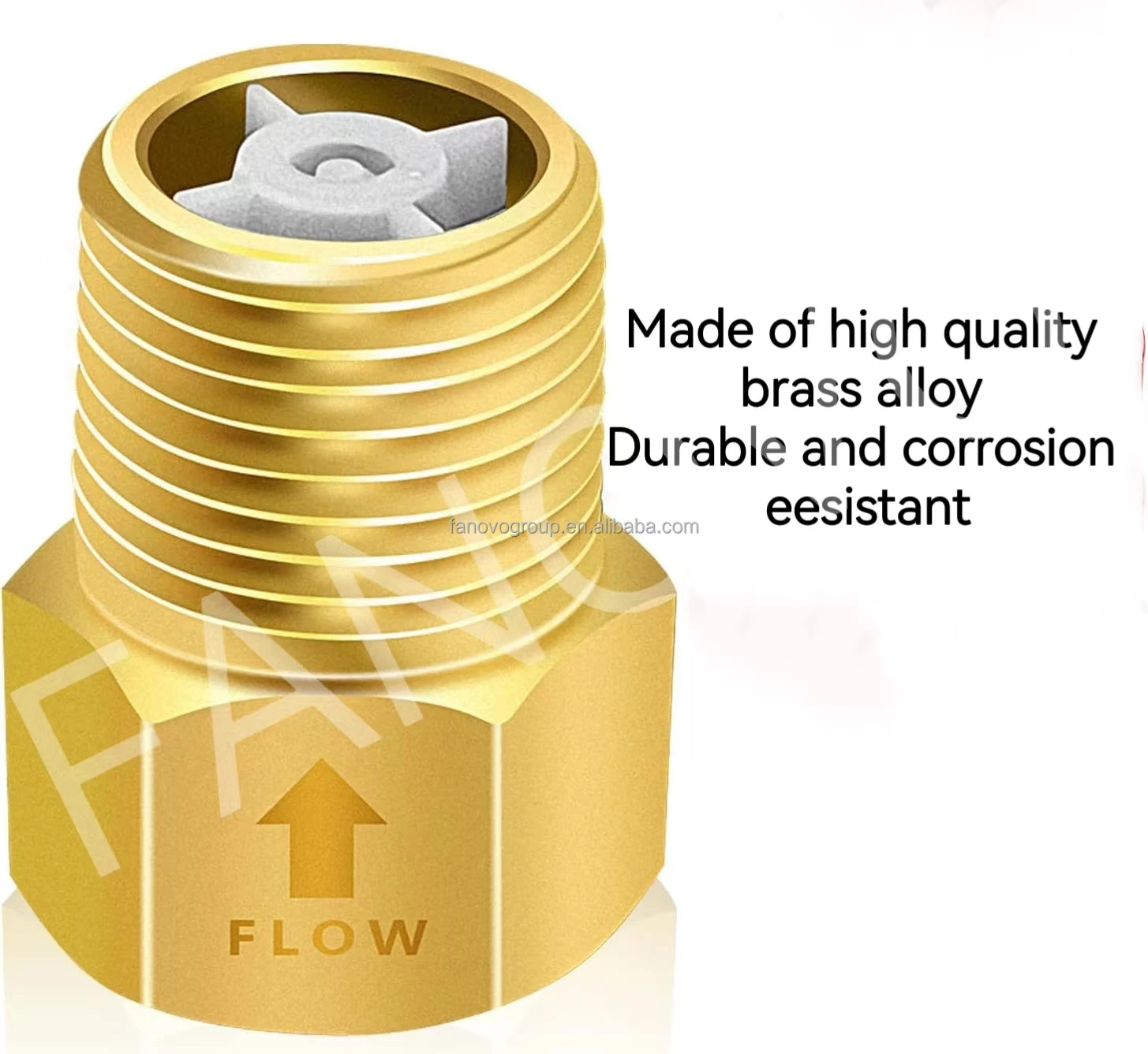 1/2 Inch Npt Brass Non Return One Way Check Valve For Water Heater Oem